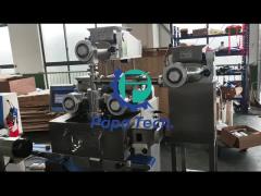 PLC Control Energy Bar Production Line Three Color Panda Cookie Making Machine