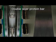 Three Layer Protein Bar Production Line 220V Papa Encrusting Machine