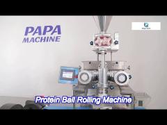 10-120pcs/min Protein Ball Rolling Machine 3KW Papa Chocolate Ball Production Line