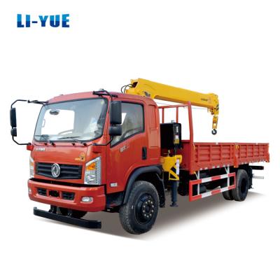 China Dongfeng Telescopic Boom Hydraulic 4x2 Truck Mounted Crane 5 Ton for sale