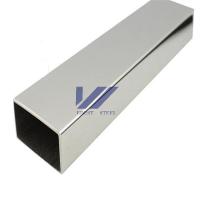 Quality ASME SA554 Bright Stainless Steel Hollow Section SS 304 Square Pipe 20x20mm for sale
