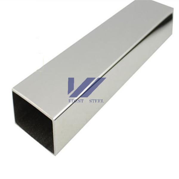 Quality ASME SA554 Bright Stainless Steel Hollow Section SS 304 Square Pipe 20x20mm for sale