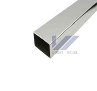 China Polished 304 316 SS Box Section Rectangular Stainless Steel Pipe Customization for sale