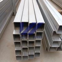 China Polished 304 316 SS Box Section Rectangular Stainless Steel Pipe Customization for sale
