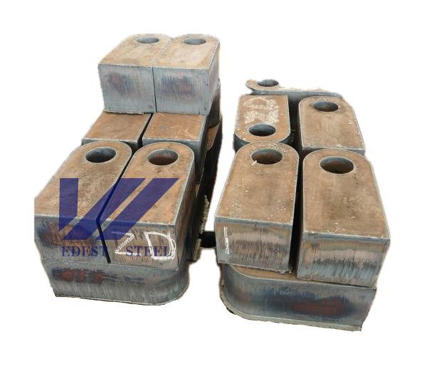 Quality S235JR S355jr Customized Steel Plate Cutting CNC Machining Service for sale