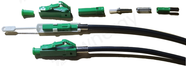 DA-POFC-LC Pullable Optical Fiber Connector Patchcord 0