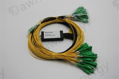中国 2x1x32 カセット型 SC APC 光ファイバー PLC スプリッター パッケージサイズ 販売のため