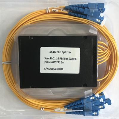 中国 高い信頼性1X16繊維光学PLCのディバイダーSC/UPC低いPDL 販売のため