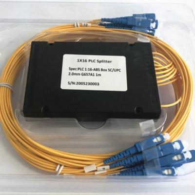 中国 高い信頼性1X16繊維光学PLCのディバイダーSC/UPC低いPDL 販売のため
