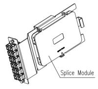 China 144-Fiber Rack Mount Patch Panel with 12 SC Adapter Modules - 439x452x174mm 4U Insert Type for sale