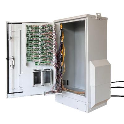 China High Capacity 192 Pass Through Street Pre Assigned FDH Cabinet with 14 PLC Splitter Modules for sale