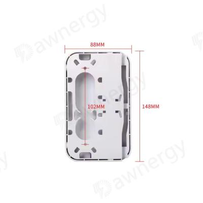 China Fiber Optic GYXTW Cable 1 Core FTTH Terminal Splice Tray Box Wall Mount Panel SC Adapter Fiber Optic Faceplate Information Box for sale