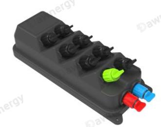 China Black FTTH Fiber Optic Terminal Box Passes 48h Salt Spray Test for Performance for sale