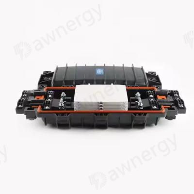 China Horizontal Closure Fiber Optic Black NAP Cierre De Empalme Fiber Optic Splice Closure / Enclosure for sale