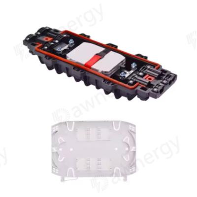 China Horizontal Closure Fiber Optic Black NAP Cierre De Empalme Fiber Optic Splice Closure / Enclosure for sale