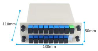 中国 1x9 不均等 PLC スプリッター 販売のため