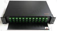China 19 Inch Rack Mount Fiber Optic Distribution Frame Sliding Type 144 Cores SC LC for sale