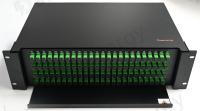 China 19 Inch Rack Mount Fiber Optic Distribution Frame Sliding Type 144 Cores SC LC for sale