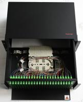 China 19 Inch Rack Mount Fiber Optic Distribution Frame Sliding Type 144 Cores SC LC for sale