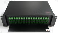 China 19 Inch Rack Mount Fiber Optic Distribution Frame Sliding Type 144 Cores SC LC for sale