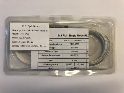 中国 2x8 ミニタイプ ファイバー PLC スプリッタ 接続器なし コンパクトサイズ 設置が簡単 販売のため