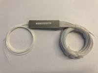 China 2x32 Mini Module Fiber PLC Splitter Without Connector - 1260-1650nm Wavelength, -40°C to 85°C Operating Range for sale