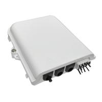 China 8 Core Fiber Optic Distribution Box 227×181×54.5mm IP65 Rated for FTTx Networks for sale