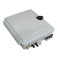 China DA-FDB-12A-A-5 Fiber Optic Distribution Box 12 Adapter Capacity IP65 Rated 235×215×75mm for sale