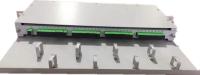 China Rack Mount PLC Fiber Optic Splitter 1x2 to 1x64 with 1260-1650nm Wavelength and -40℃ to 85℃ Operating Temperature for sale