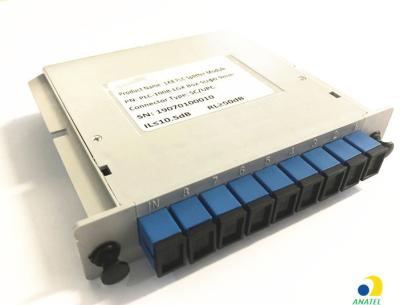 China 1x16 Plug-in Type SC UPC Fiber Optical PLC Splitter for sale