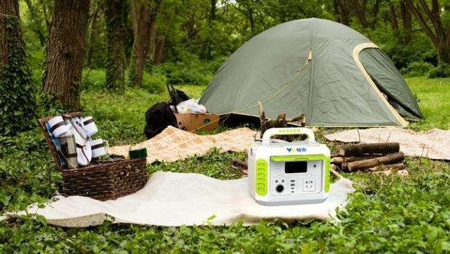 Portable Power Station,300Wh/292000mAhSolar Generator,Lifepo4 Battery Power Supply 300W Peak 500W with USB-C ,PD60W 4