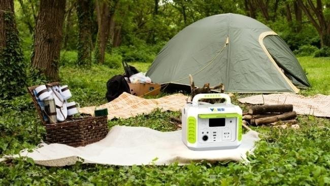Portable Power Station,300Wh/292000mAhSolar Generator,Lifepo4 Battery Power Supply 300W Peak 500W with USB-C ,PD60W 4