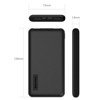 Cina Personalizza il logo 10000mah Power Bank portatile per smartphone in vendita