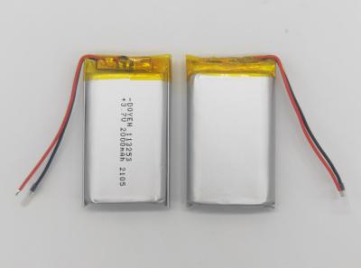 Cina pacchetto della batteria di Ion Polymer LiPo 3,7 V del litio 2000mah ricaricabile in vendita