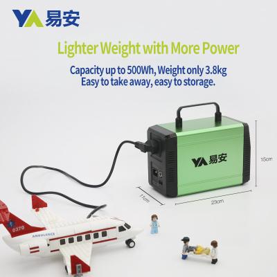 Cina Pacchetto di campeggio della batteria del litio portatile impermeabile della centrale elettrica 500WH di CPAP in vendita