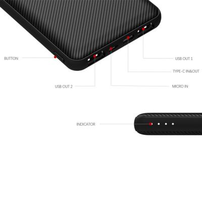 Cina la Banca mobile mobile 10000mah di potere dell'alimentazione elettrica di emergenza dell'automobile di alto potere di 2A 5V in vendita