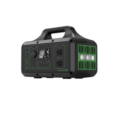 Cina Pacchetto ricaricabile 100V-240V 1200W della batteria al litio della centrale elettrica LiFePO4 per domestico/emergenza in vendita