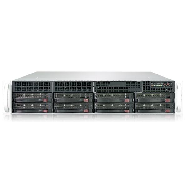 Quality Supermicro Server 2U 825TQC-R740LPB Server Case 2U Rack 12Gbps 8Bay Dual Power for sale