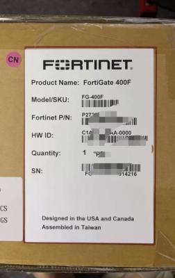 China Fortinet FortiGate 400F High Performance Firewall for sale