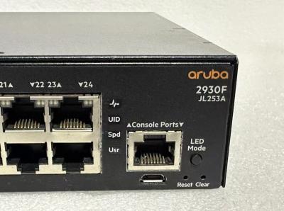 China HPE Aruba JL253A 2930F 24G PoE+ Layer3 Managed Switch 4SFP+ Uplink for sale