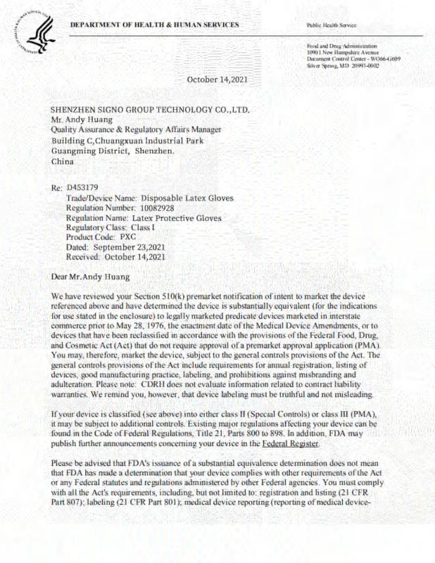  - Shenzhen Signo Group Technology Co., Ltd.