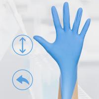 China Signo Ambidextrous Disposable Nitrile Work Gloves Medium Large for sale