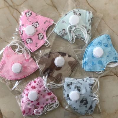 China 3D design Kids Printed Mask  / Children'S Face Mask  With Valve for sale