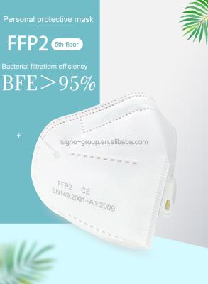 Cina Pacchetto della maschera di crepuscolo diplomato CE della maschera di protezione del respiratore FFP2 individualmente in vendita
