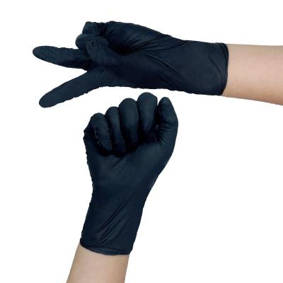 China Keine Allergien klassifizieren mich steriles Nitril-chirurgische Handschuhe/schwarze Nitril-Handschuhe XL zu verkaufen