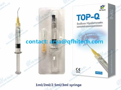 China Ophthalmic Eye Gel , 1ml Medical Hyaluronic Acid Gel For Eye Surgery Viscoelastic for sale