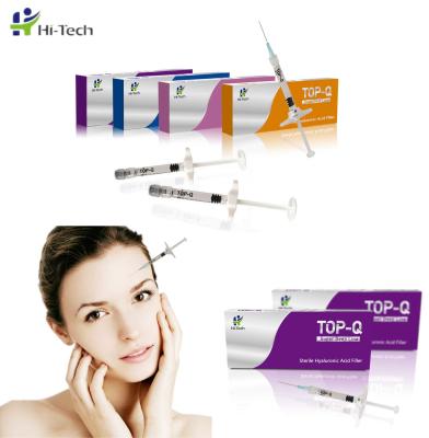 China CE & ISO TOP-Q Dermal Filler Injectable Super Ultra/ Deep/ Derm/ Fineline 2ml Hyaluronic Acid for sale
