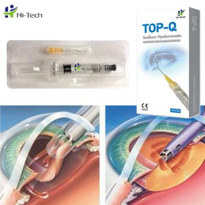 China Glaucoma Surgery Lube Medical Sodium Hyaluronate Gel 2ml with Non Cross-Linked Technology for sale