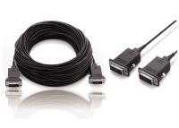China 300m DVI Active Optical Cable 3.0mm LSZH Jacket 10.2Gbps Plenum Rated for sale