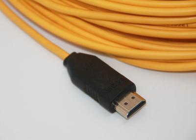 China 150m de Zuivere 4K 8K HDMI Actieve Consumptie van het Optische Kabellszh Gele Jasje 250mW Te koop